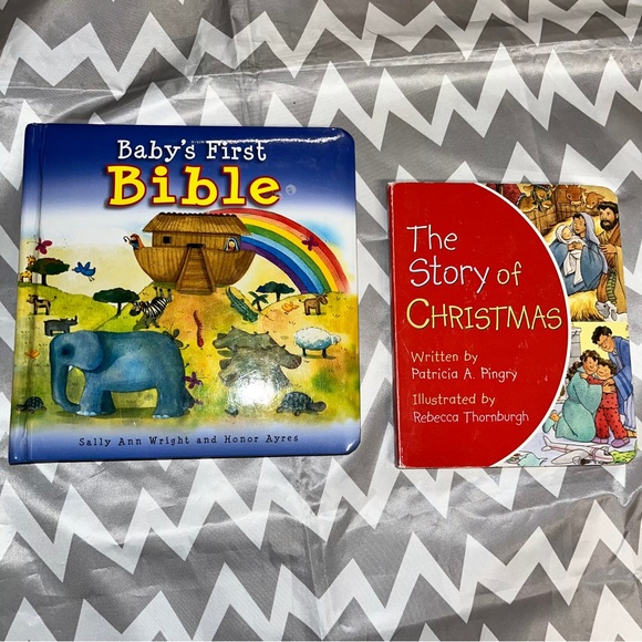 Other | Babys First Bible Story Of Christmas Board Books | Poshmark